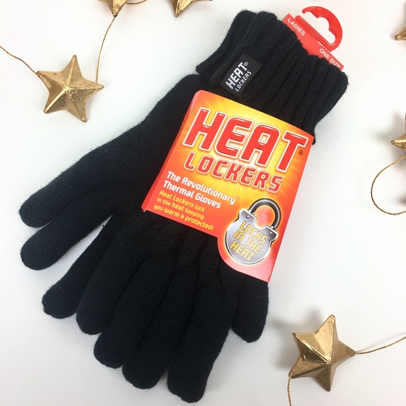 Heat Lockers | Accessories | Heat Lockers Womens Black Cable Knit ...